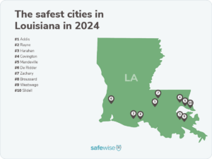 Louisiana's Safest Cities of 2024 | SafeWise